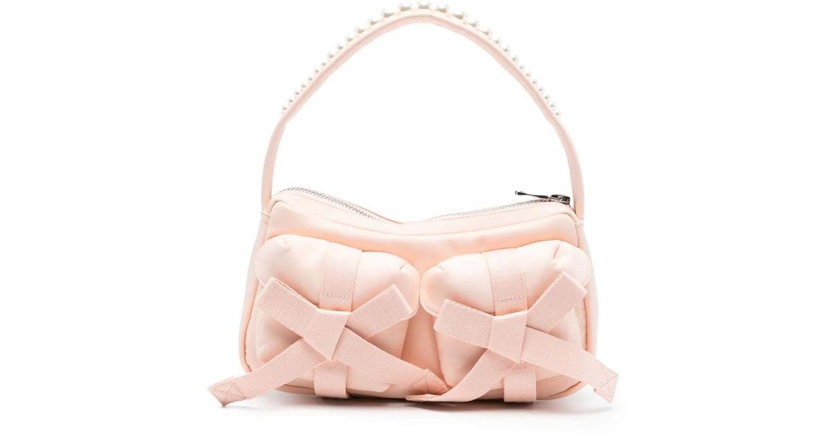 Simone Rocha Utility Bow Shoulder Bag in Pink | Lyst