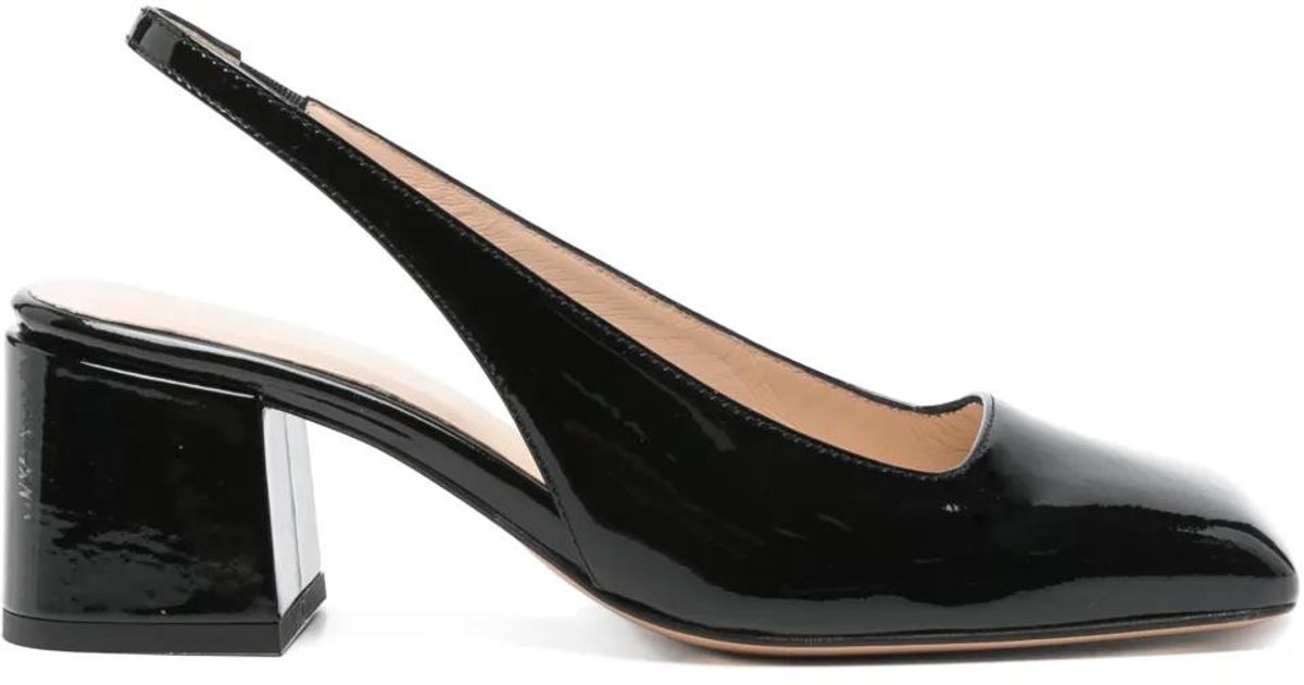 Anna F. Patent-Leather Pumps in Black | Lyst