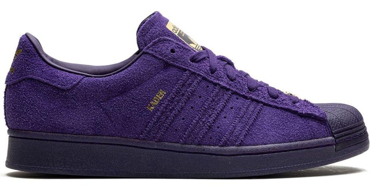 adidas X Kader Superstar Adv "sylla Dark Purple" Sneakers for Men | Lyst