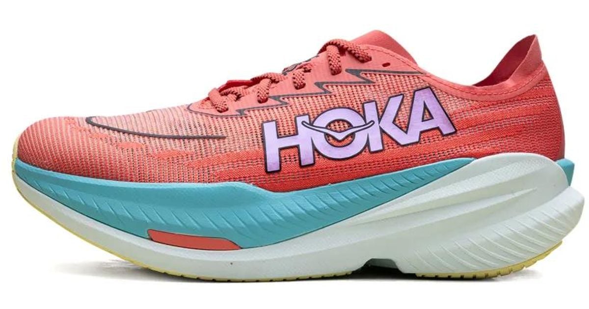 Hoka One One Mach X 2 Logo-Print Low-Top Sneakers in White for Men ...