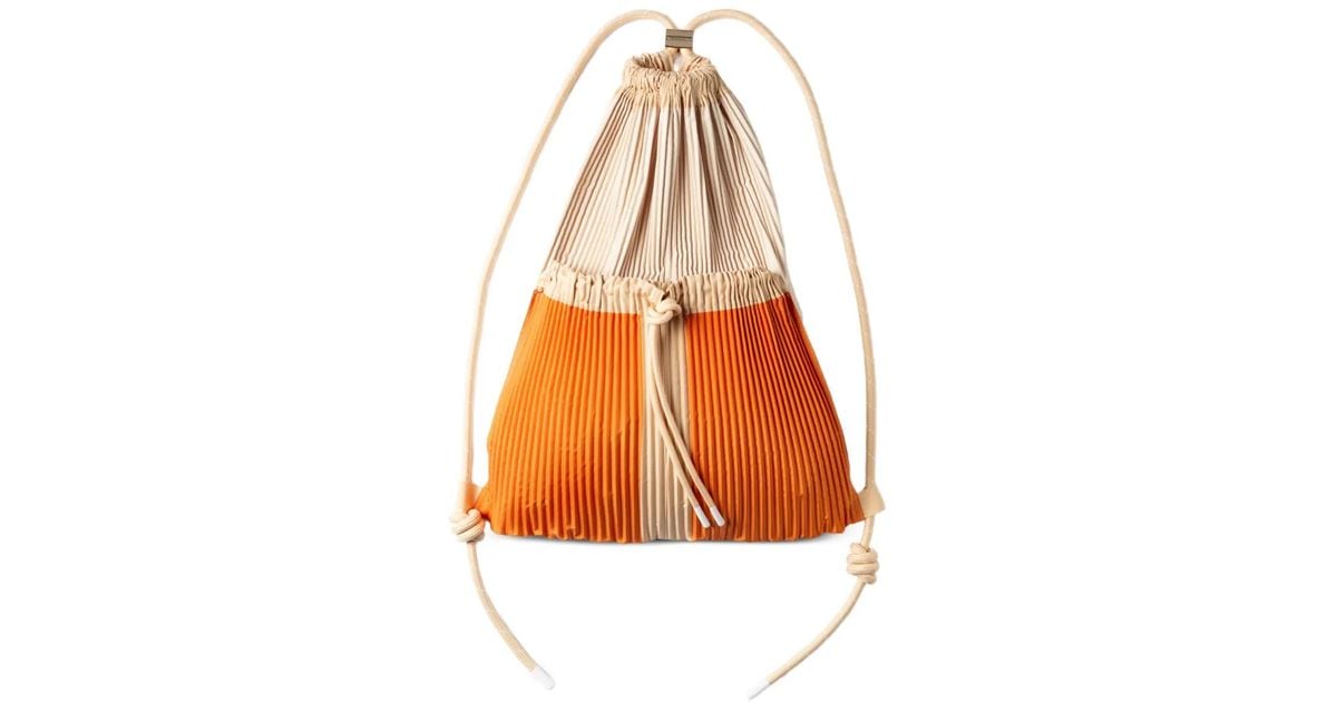 MULTITUDES BAGS Nanda Backpack in Orange | Lyst