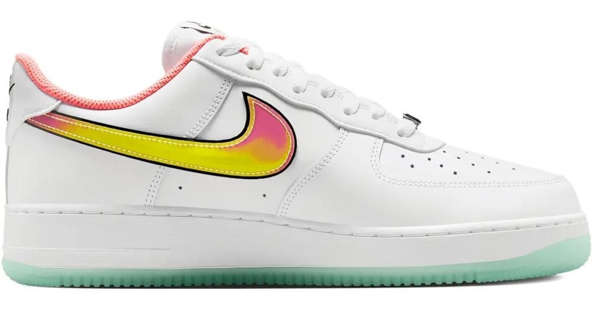 Nike Iridescent-Logo Sneakers in White for Men | Lyst