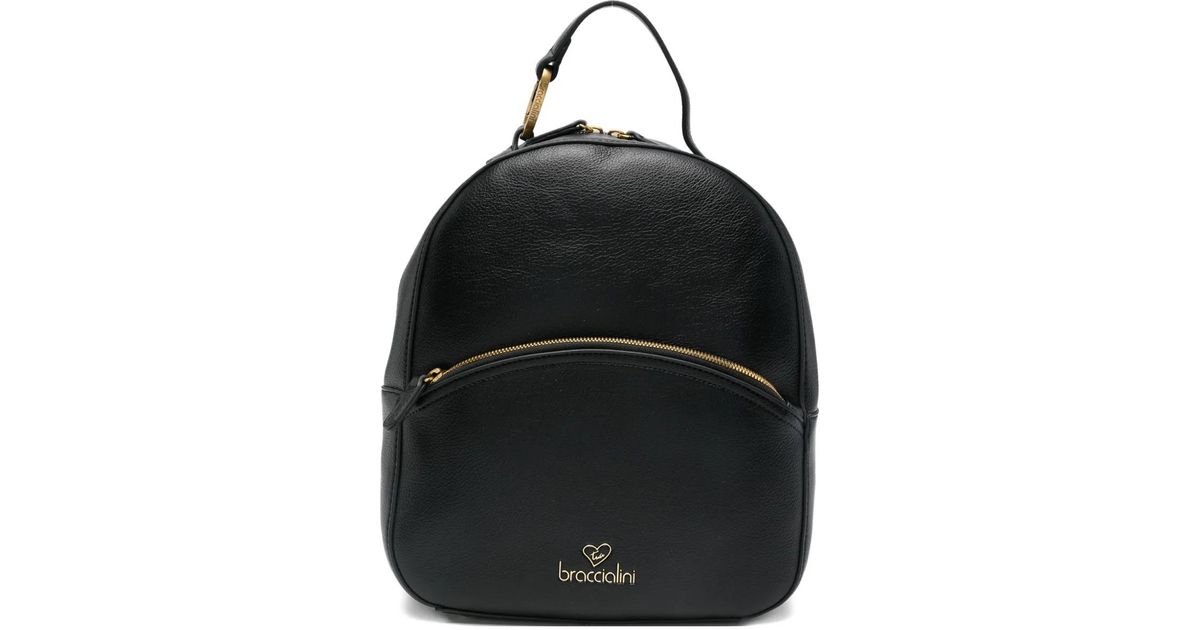 Braccialini Amy Backpack in Black | Lyst