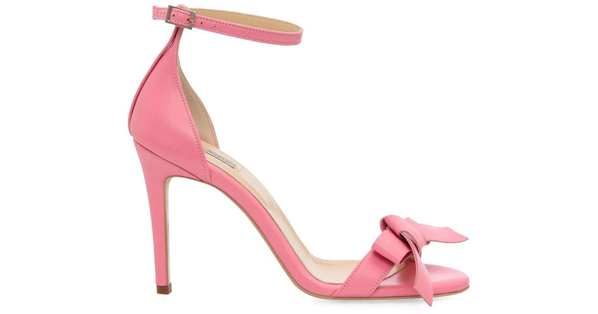 SMILING SHOES 90Mm Charlize Sandals in Pink | Lyst