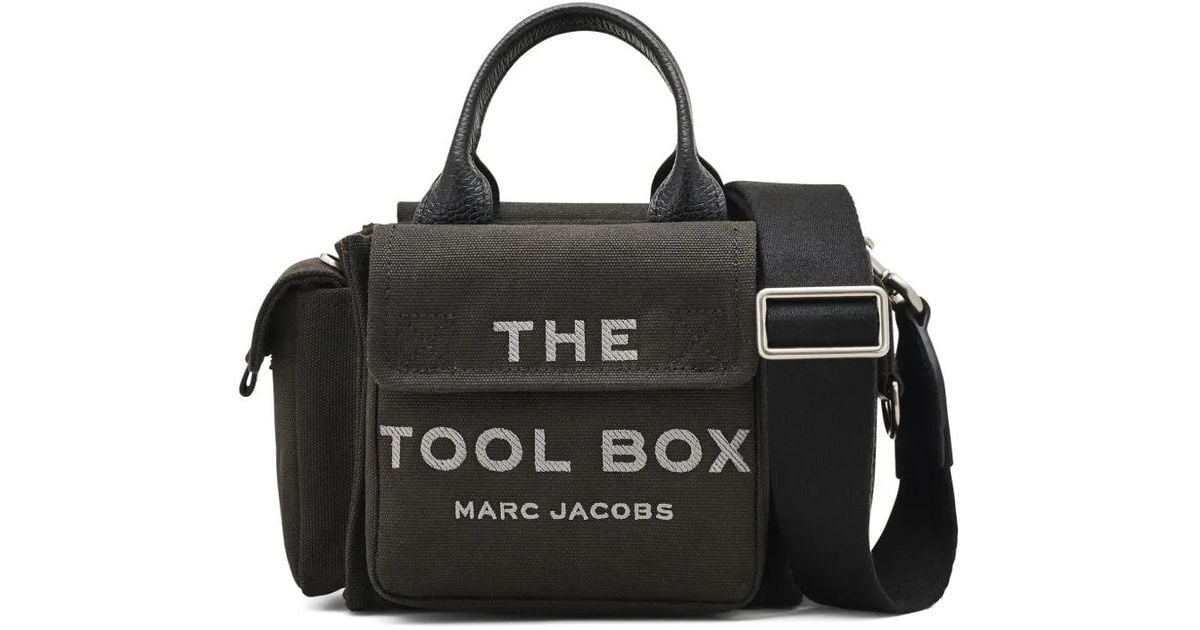 Marc Jacobs The Crossbody Tote Cargo Canvas Bag in Black | Lyst Canada
