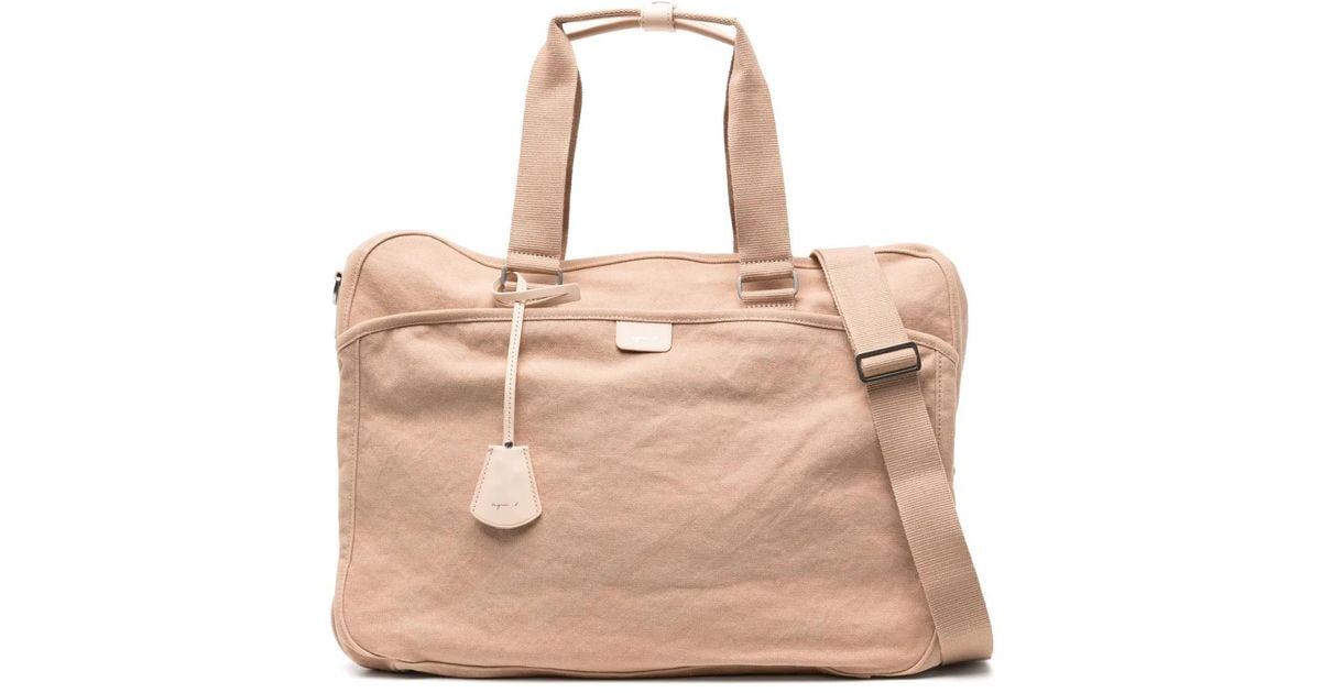 agnès b. Canvas Tote Bag in Natural | Lyst