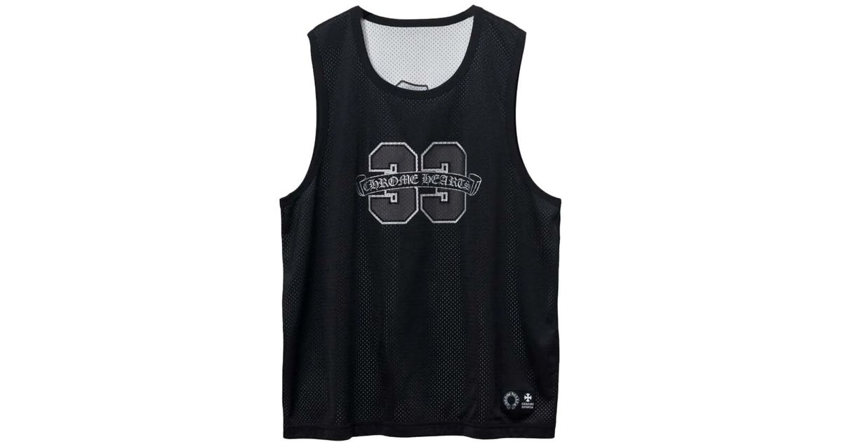 Chrome Hearts Reversible Basketball Vest in Black for Men | Lyst UK