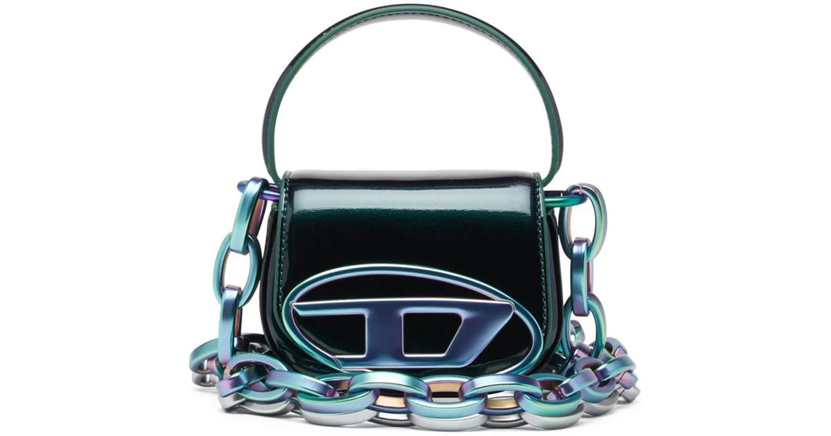 DIESEL 1Dr Xs-Iconic Iridescent Mini Bag in Blue | Lyst