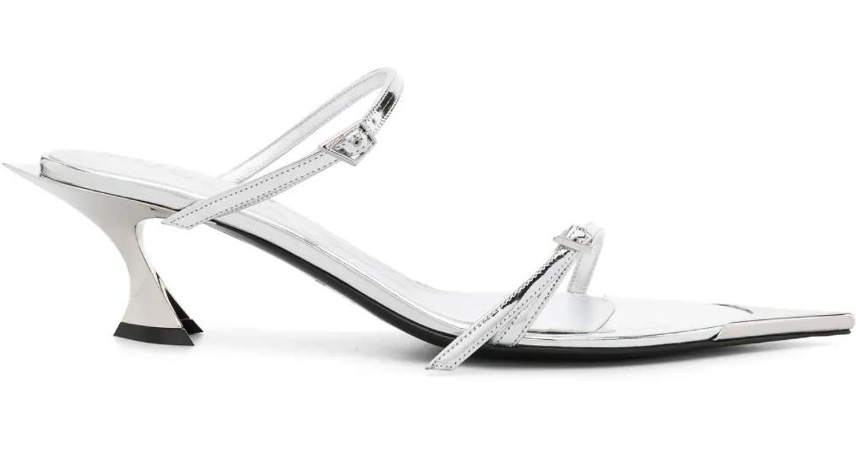 Mules 50Mm di Mugler in Bianco | Lyst