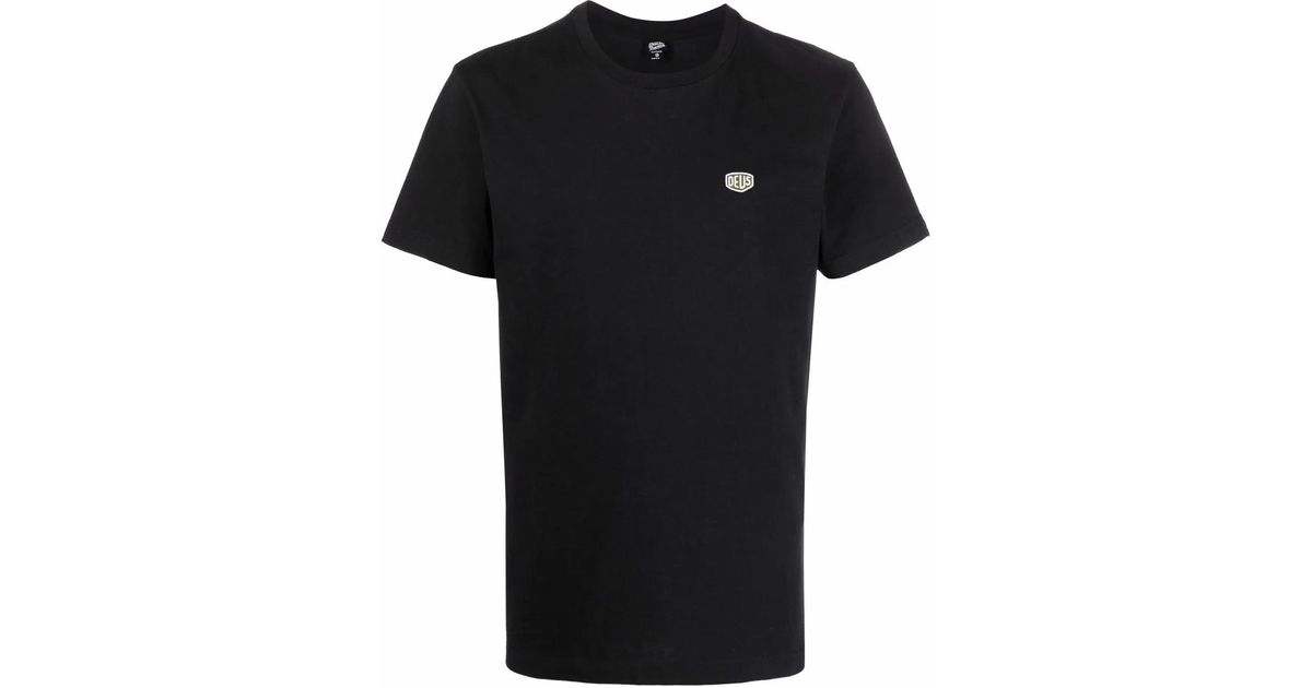 Deus Ex Machina Logo-Patch Cotton T-Shirt in Black for Men | Lyst UK