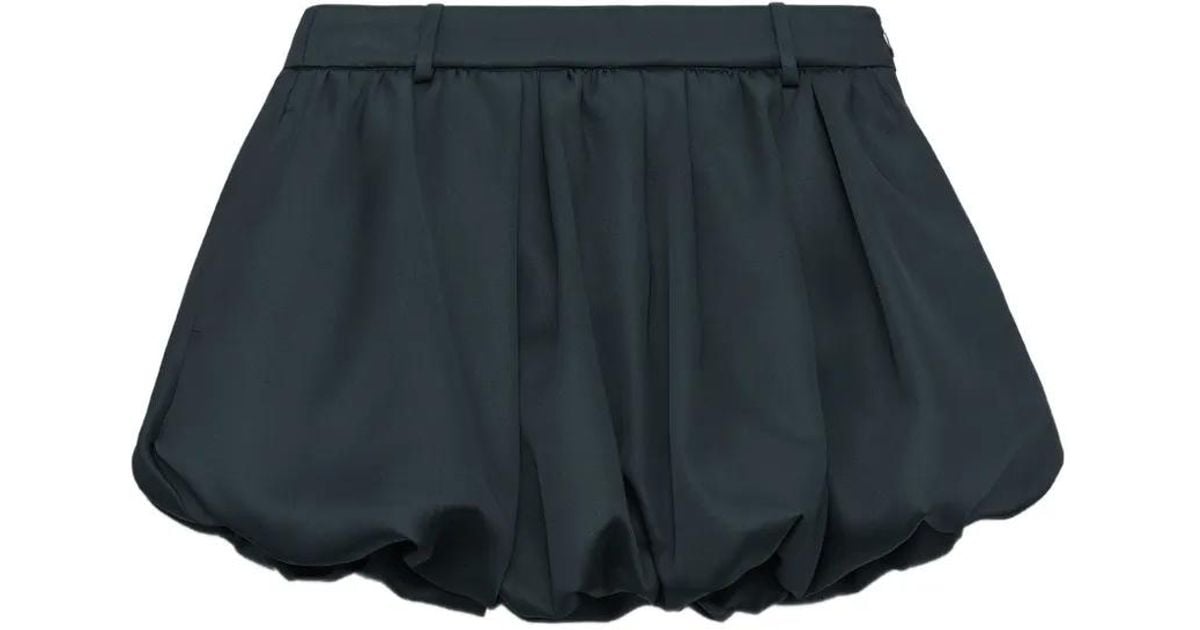 Dorothee Schumacher Shiny Statement Mini Skirt in Blue | Lyst UK