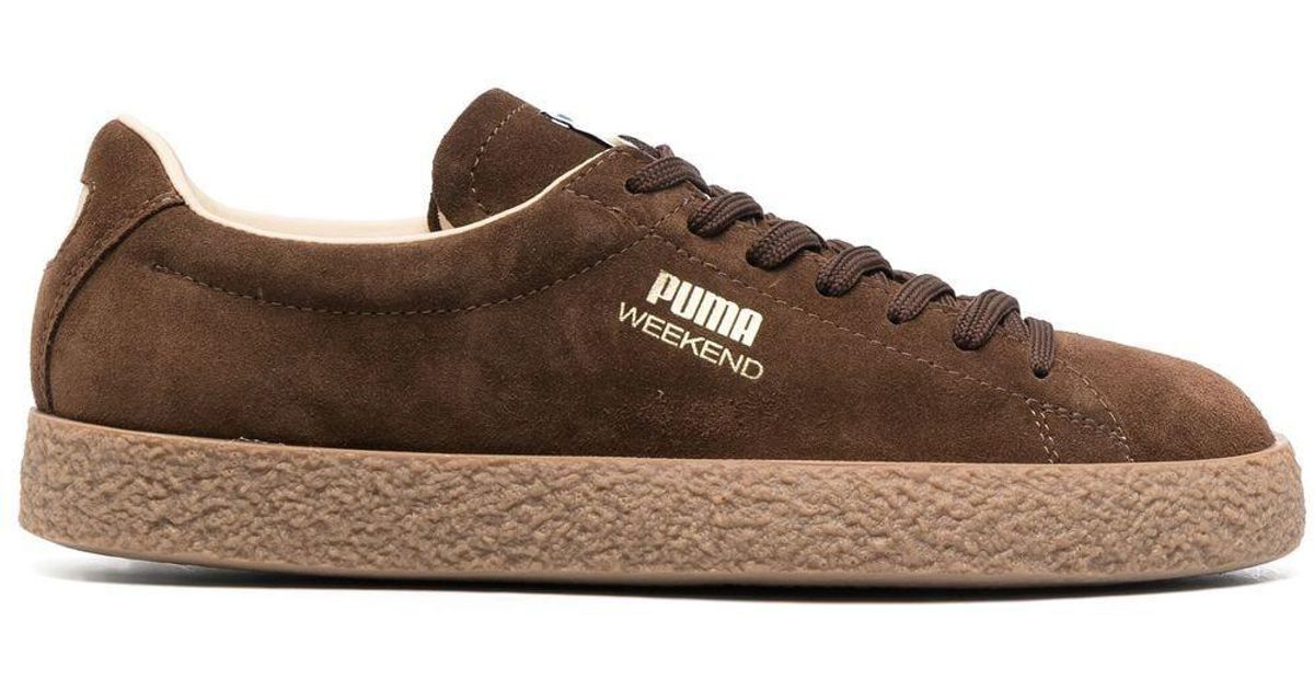 PUMA Suede Weekend Og Low-top Sneakers in Brown for Men | Lyst UK