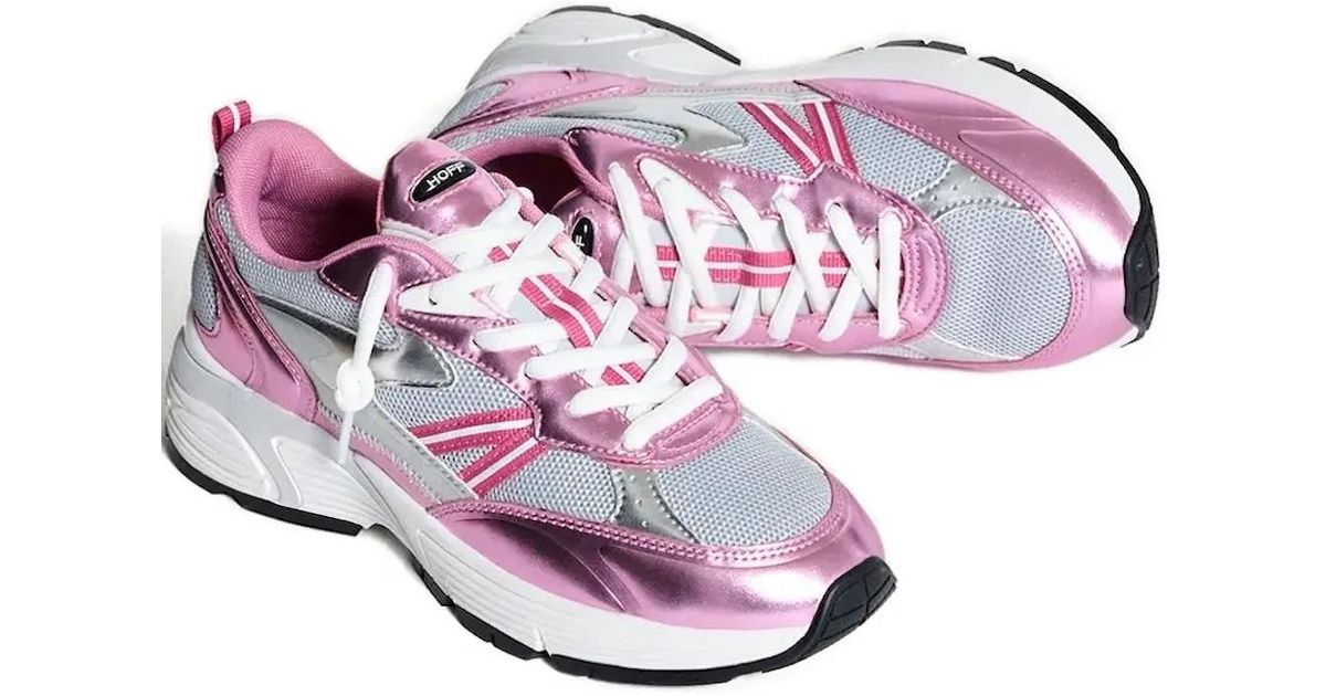HOFF Iberville Metallic Sneakers in Pink | Lyst UK