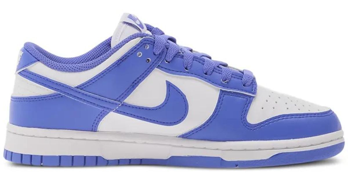 Nike W Dunk Low Lace-Up Sneakers in Blue | Lyst UK