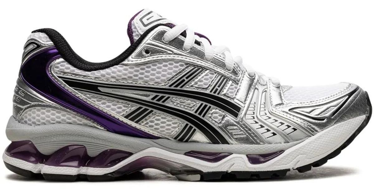 Asics Gel-Kayano 14 "Dark Grape" Sneakers in White | Lyst UK