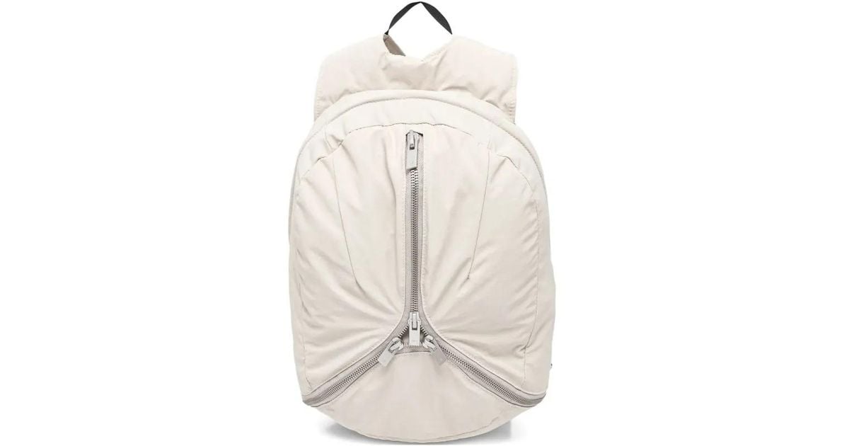 HELIOT EMIL Zip-Up Backpack in White | Lyst