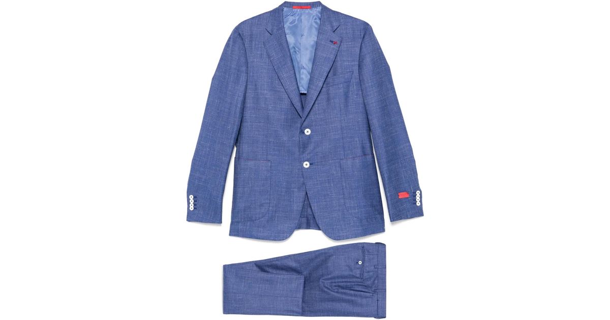 Isaia Capri Suit in Blue for Men | Lyst