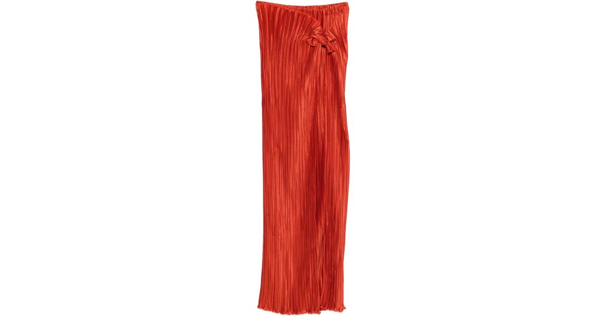DAPHNE VALENTE X Louiza Theme Maxi Skirt in Red | Lyst UK