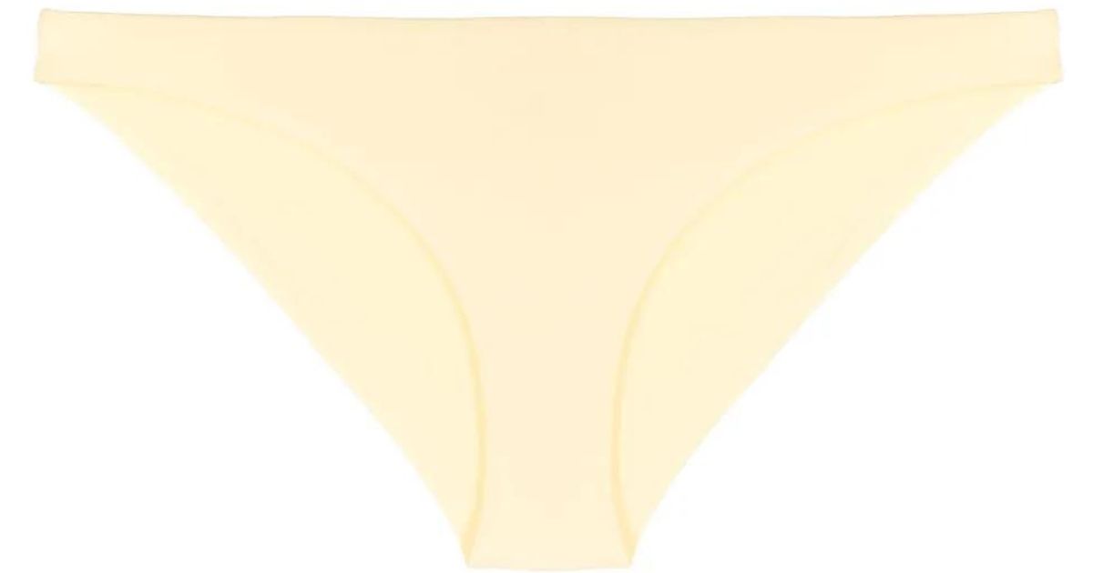 Marysia Swim Triangle Bikini Bottoms in Natural | Lyst UK