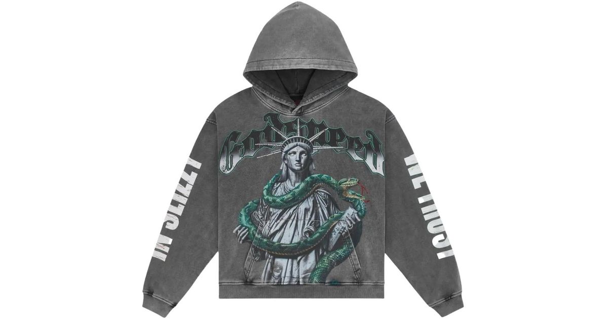 Godspeed Top 5 Slizzy Vvs Hoodie in Grey for Men | Lyst UK