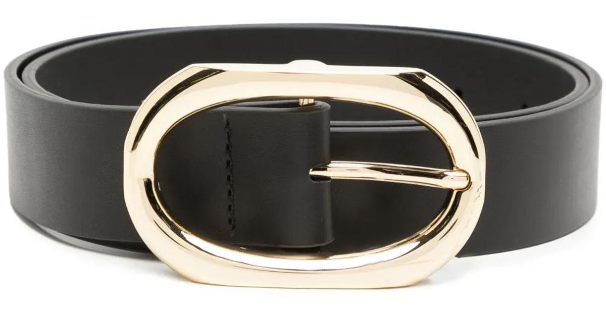 Anine Bing Signature Link Belt in Black | Lyst