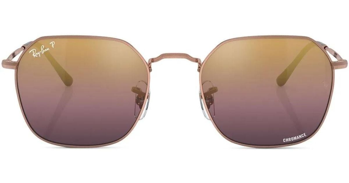 Ray-Ban Jim Mirrored Sunglasses in Metallic | Lyst UK