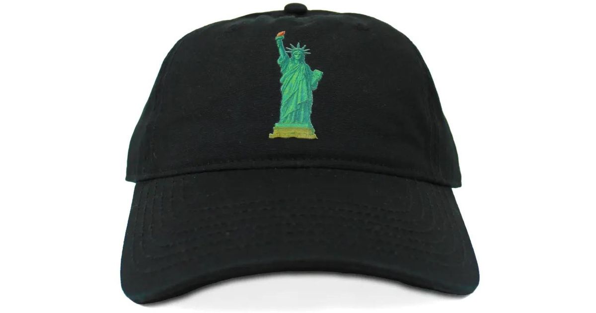 Melt Embroidered Baseball Cap in Black | Lyst UK