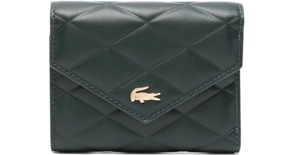 Lacoste Compact Wallet in Grey | Lyst UK