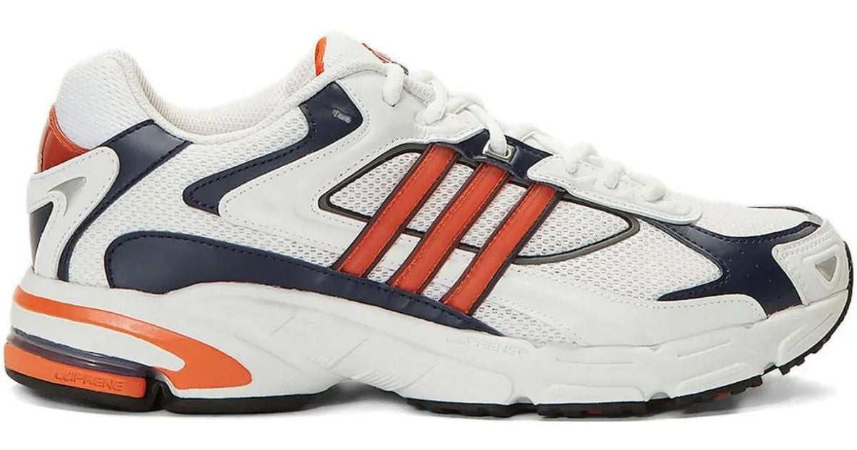 adidas Mesh-Panel Lace-Up Trainers in White for Men | Lyst UK