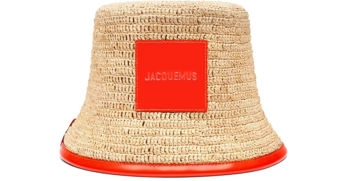 Jacquemus Le Bob Soli Bucket Hat in White | Lyst