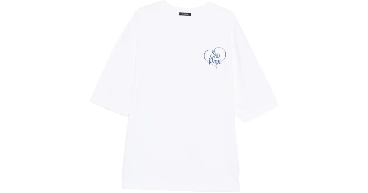 Willy Chavarria Sad Papi T-Shirt in White for Men | Lyst UK