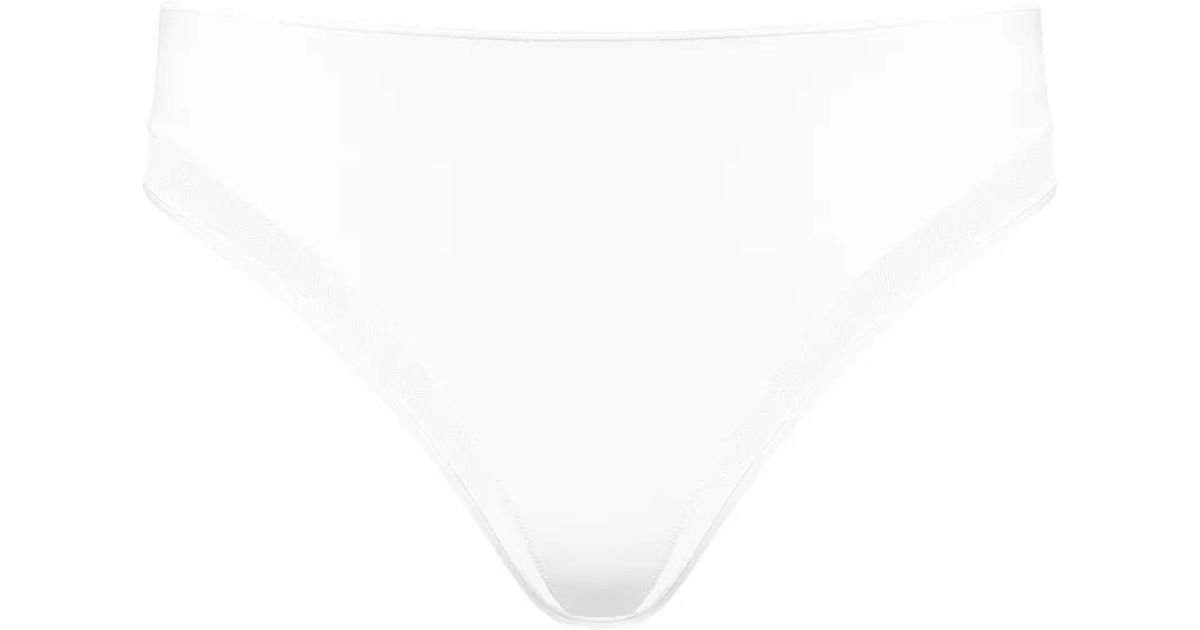 Maison Close Pure Tentation Open High-Waisted Briefs in White | Lyst