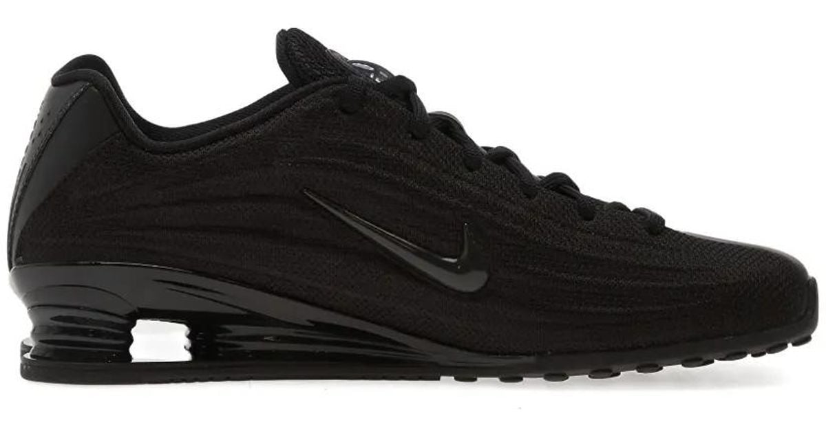 Nike Shox Z Logo Sneakers in Black | Lyst UK