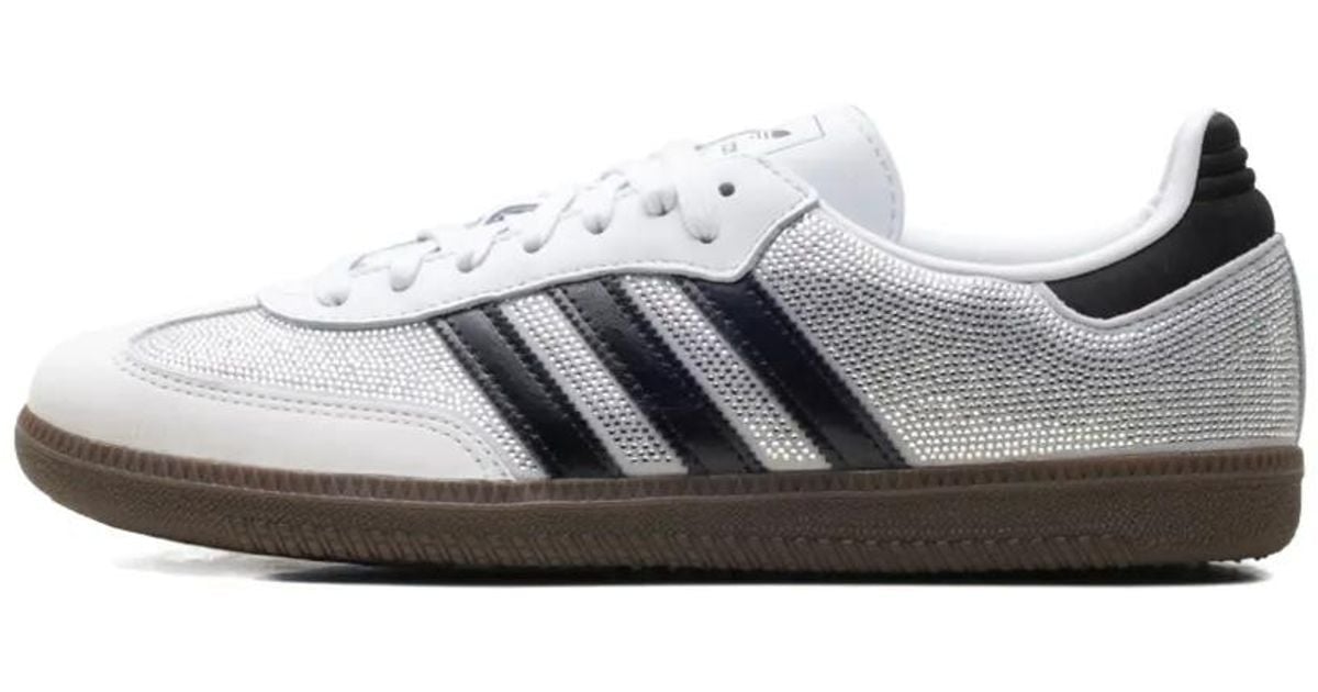 adidas Samba Og Lace-Up Sneakers in White | Lyst UK