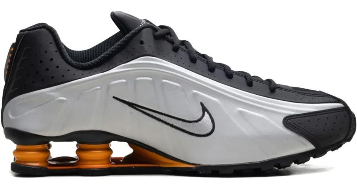 Nike Shox R4 /Vast/Bright Mandarin/Metallic" Sneakers for Men | Lyst