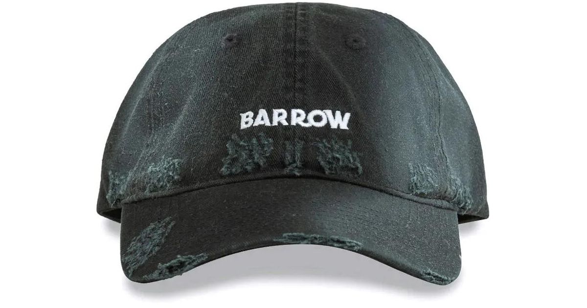 Barrow Logo-Embroidered Cap in Black | Lyst