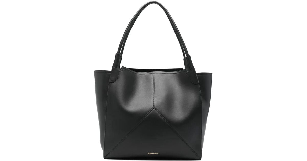 Victoria Beckham Panelled Tote Bag in Black | Lyst UK
