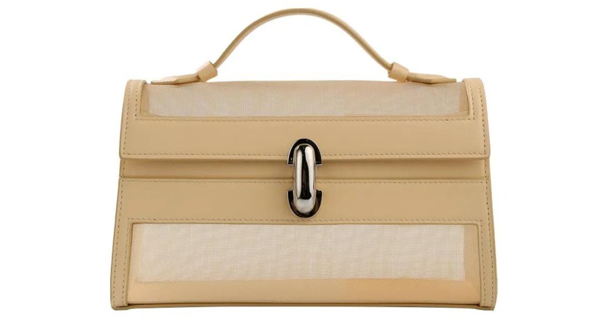 SAVETTE Symmetry Pochette Tote Bag in Natural | Lyst