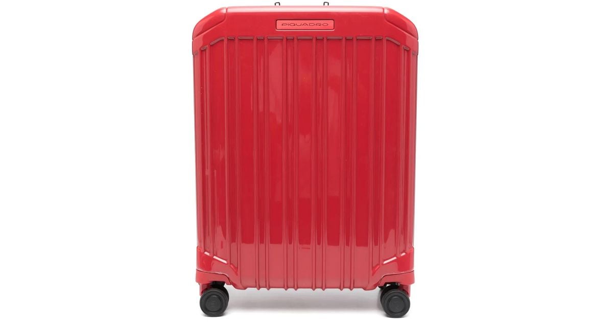 Piquadro 4 Wheel Cabin Suitcase in Red for Men | Lyst