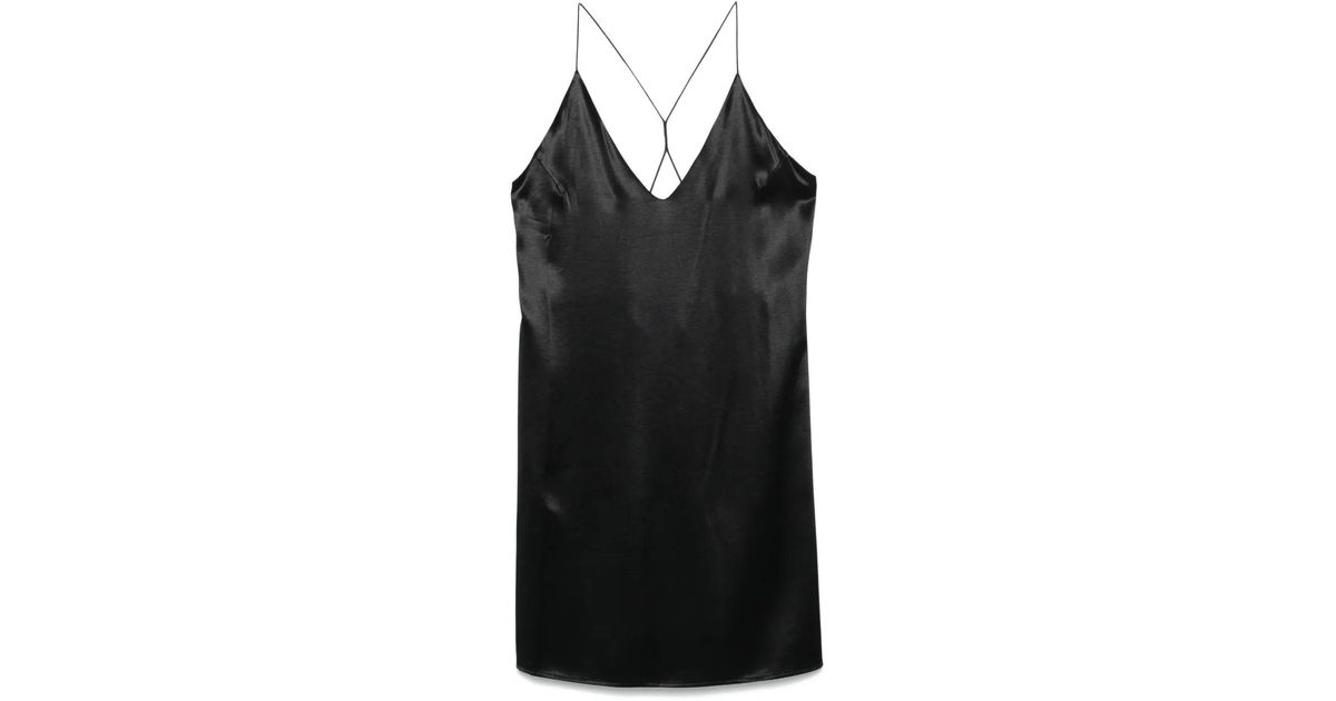 THE NINA STUDIO Duchess Mini Dress in Black | Lyst