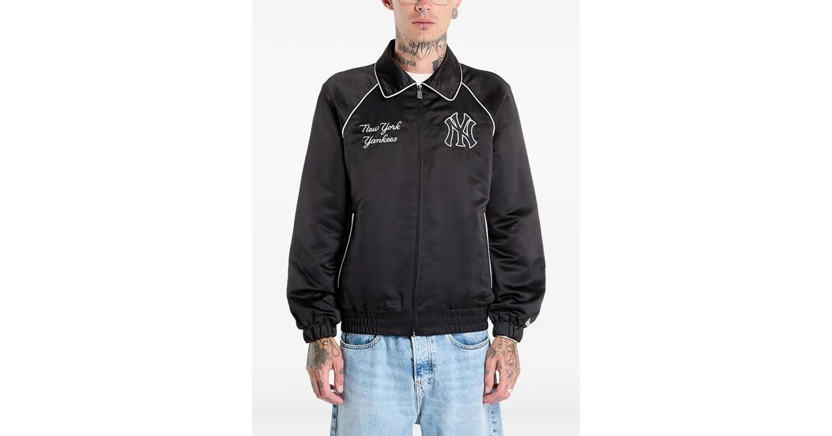 KTZ Embroidered New York Yankees Jacket in Black for Men | Lyst UK