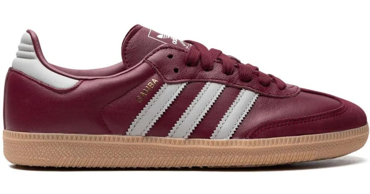 adidas Samba Og "Burgundy" Sneakers in Purple | Lyst