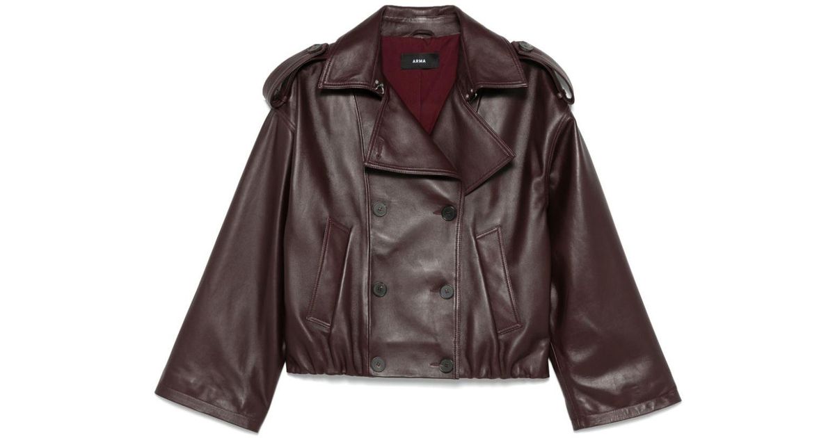 Arma Rima Jacket in Brown | Lyst
