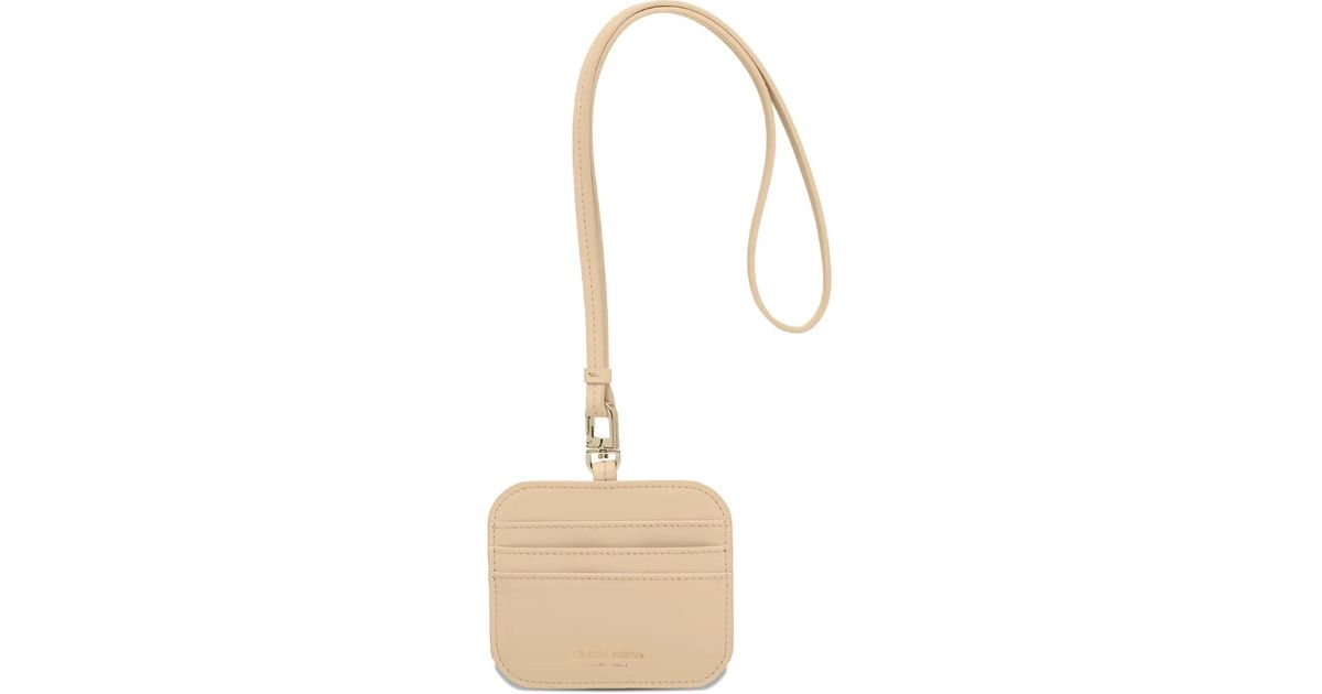 Giorgio Armani Card-holder Neck-strap Wallet in White | Lyst UK