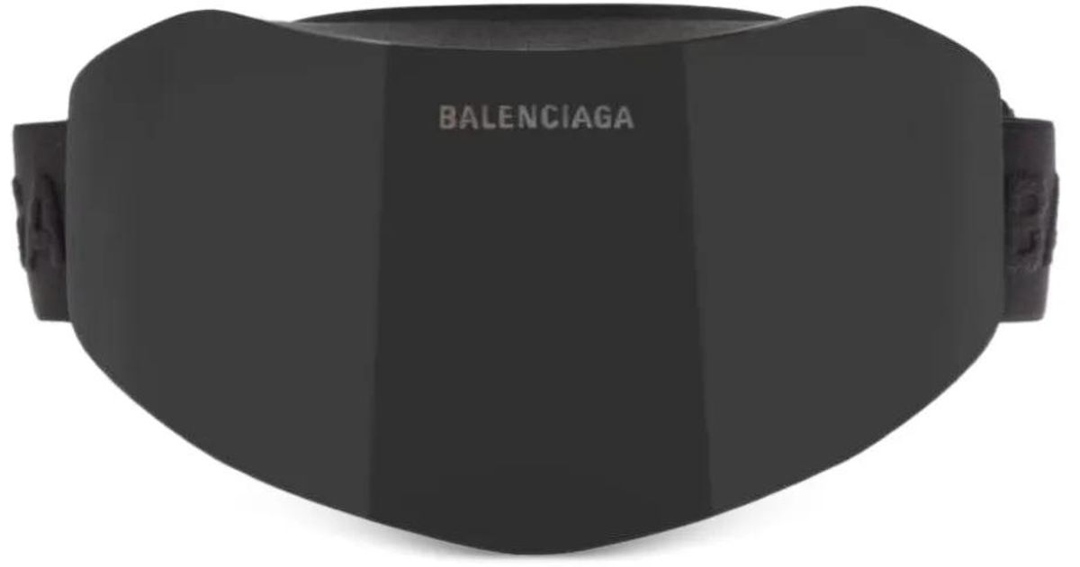 Balenciaga Ski Mask Goggles in Black | Lyst