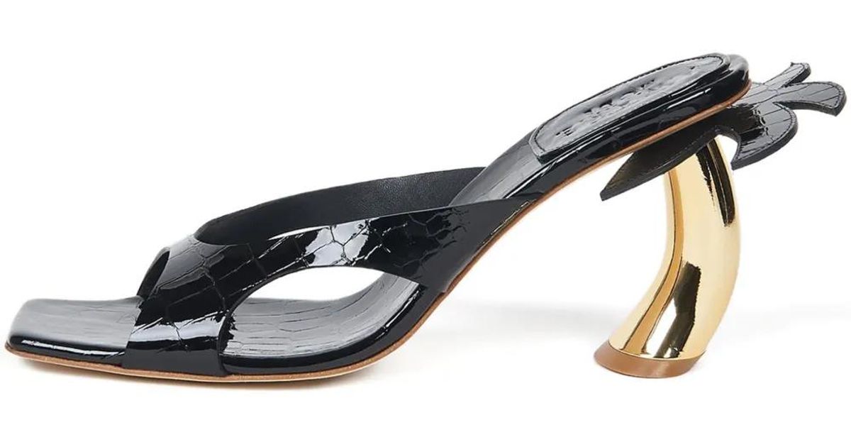 A.W.A.K.E. MODE 90Mm Chiara Palm-Tree Pumps in Black | Lyst