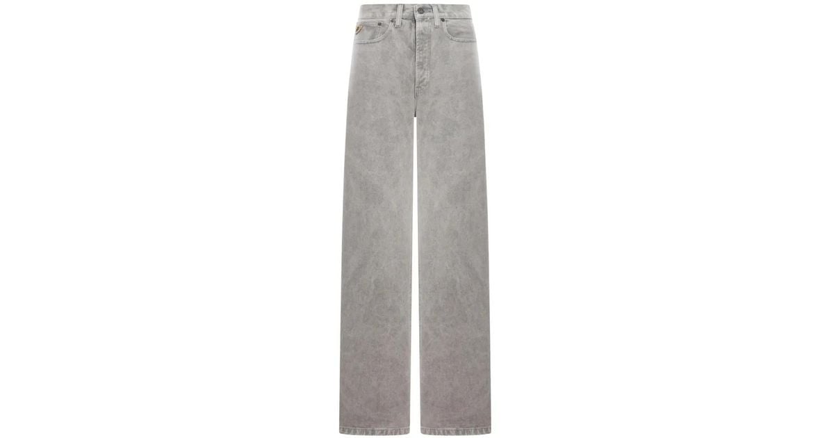 Lois Logo-Patch Jeans in Grey | Lyst UK