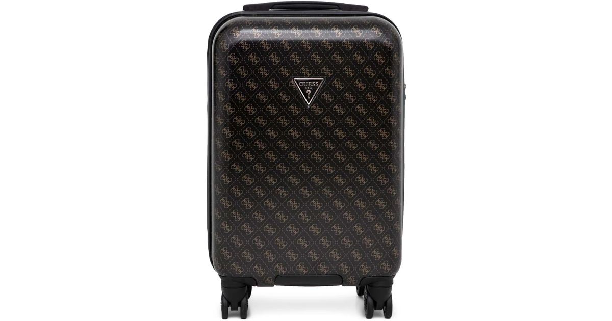Guess Jesco Trolley Suitcase in Black | Lyst UK