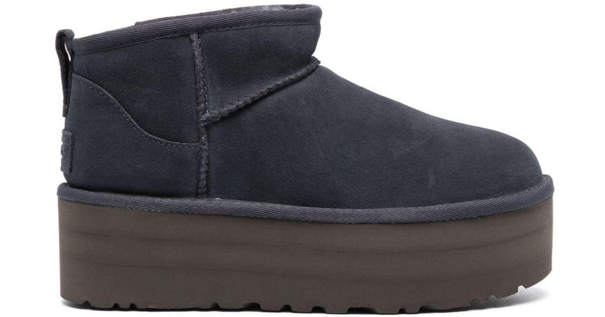 Botas Classic Ultra Mini con plataforma UGG de color Gris | Lyst Botas Classic Ultra Mini con plataforma UGG de color Gris | Lyst