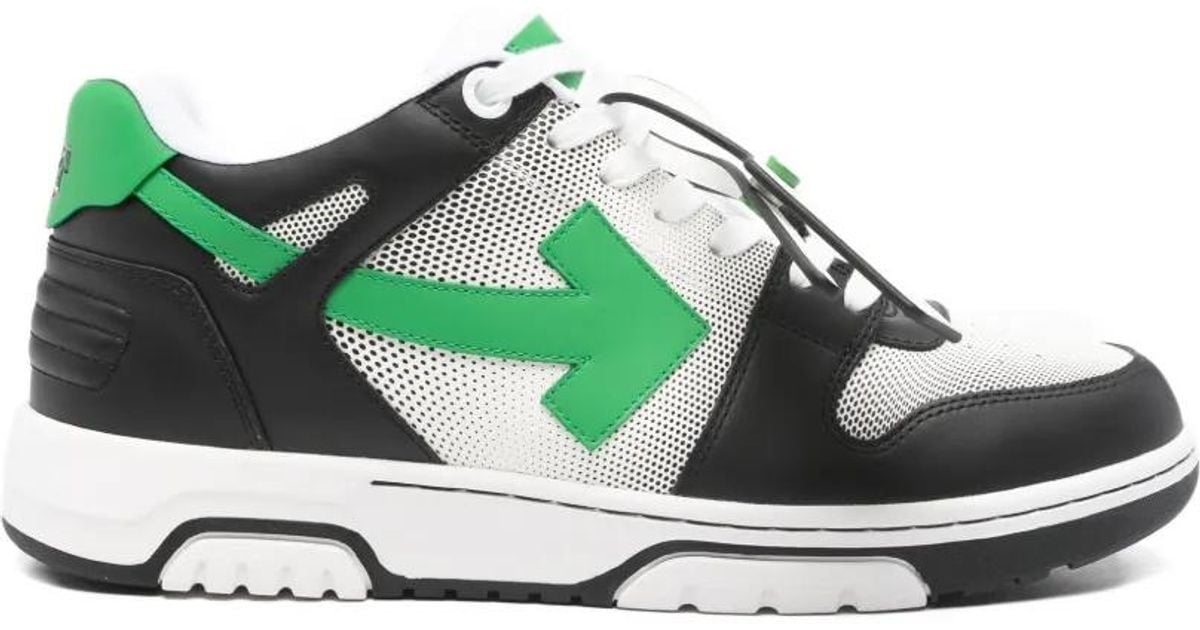 Off-White c/o Virgil Abloh Out Of Office Sneakers in Green for Men ...